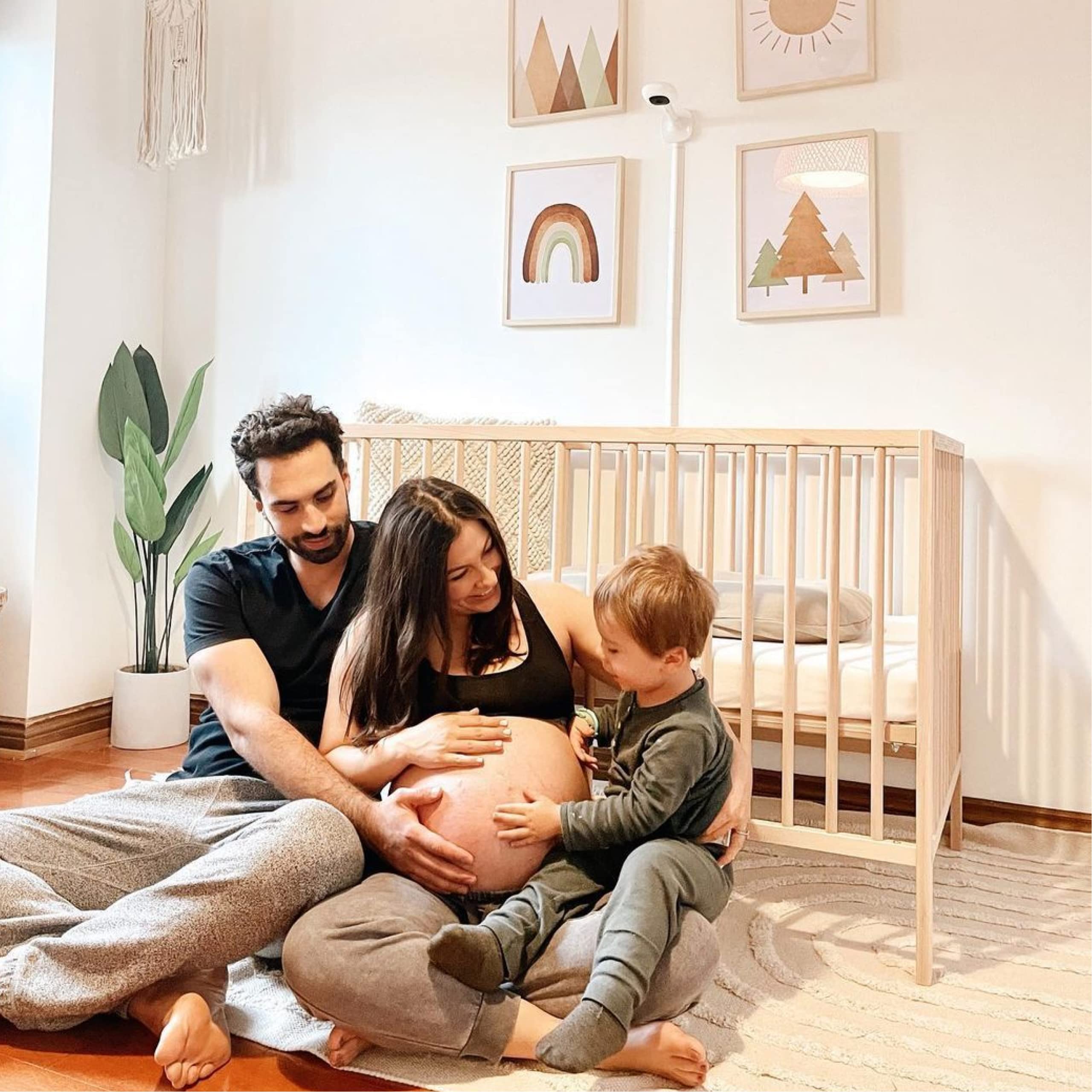 Nanit Pro Smart Baby Monitor & Wall Mount, 2-Pack (White) – Wi-Fi HD Video Camera, Sleep Coach & Breathing Tracker, 2-Way Audio, Sound & Motion Alerts, Nightlight & Night Vision, & Breathing Band