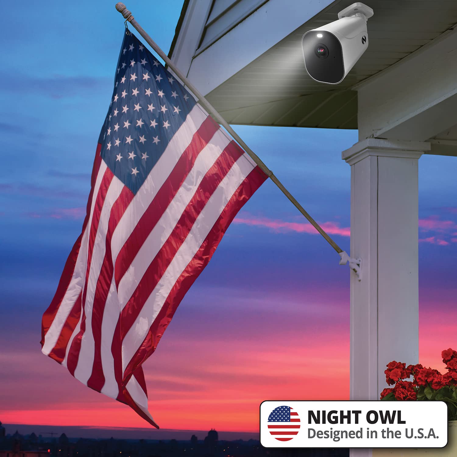 Night Owl 10 Channel Bluetooth Video Home Security Camera System with 3 Battery Powered 1080p HD Wire Free Indoor/Outdoor Cameras with 2-Way Audio and 1TB Hard Drive (Expandable up to 10 Cameras)