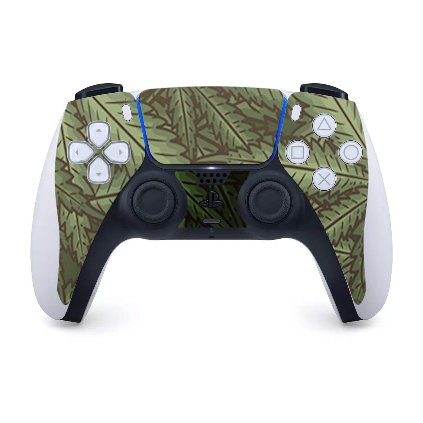 ITS A Skin Skins Compatible with Sony Playstation 5 Console Disc Edition - Protective Decal Overlay Stickers wrap Cover - gonja Leaves Pot Weed