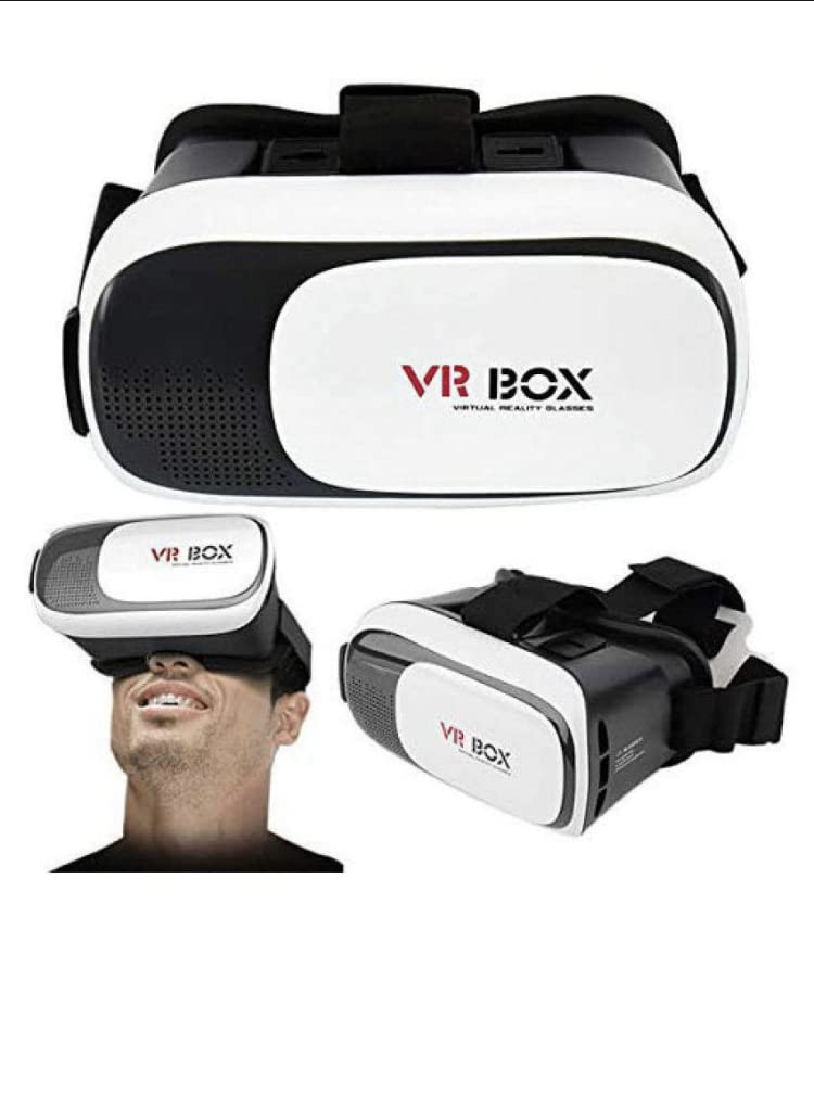 MEHRA & SONS Glasses Virtual Reality Box for All Type Smartphone (MUTLICOLOUR)