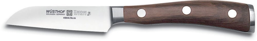 Wusthof Ikon 3-Inch Straight Paring Knife with Blackwood Handle