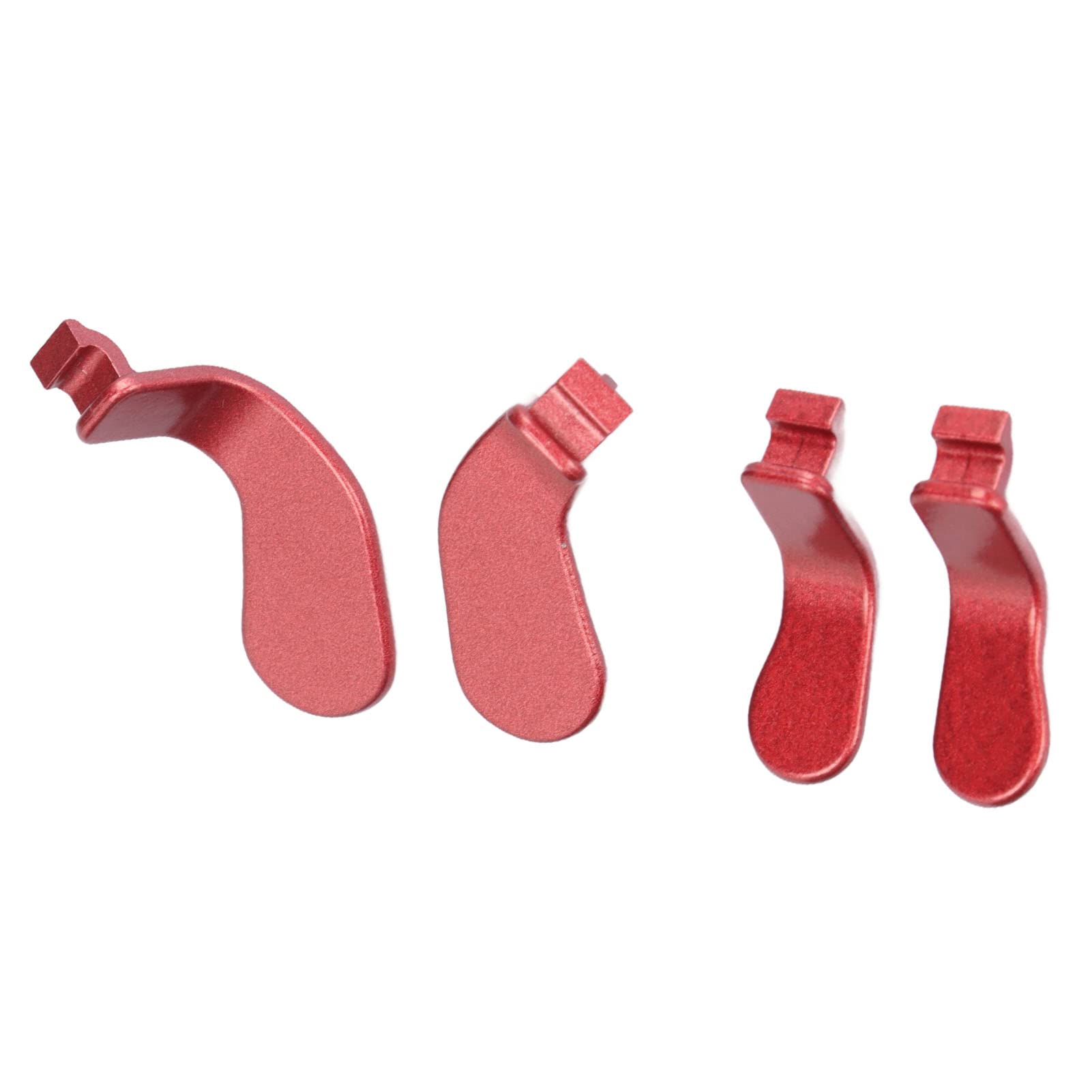 Metal Paddles, Stainless Steel Fashion Appearance Interchangeable Paddles Red 4pcs Easy To Replace for Xbox One Elite Series 2