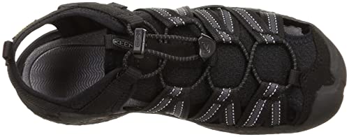 KEEN Women's Drift Creek H2 Closed Toe Water Sandals, Black/Black, 8.5