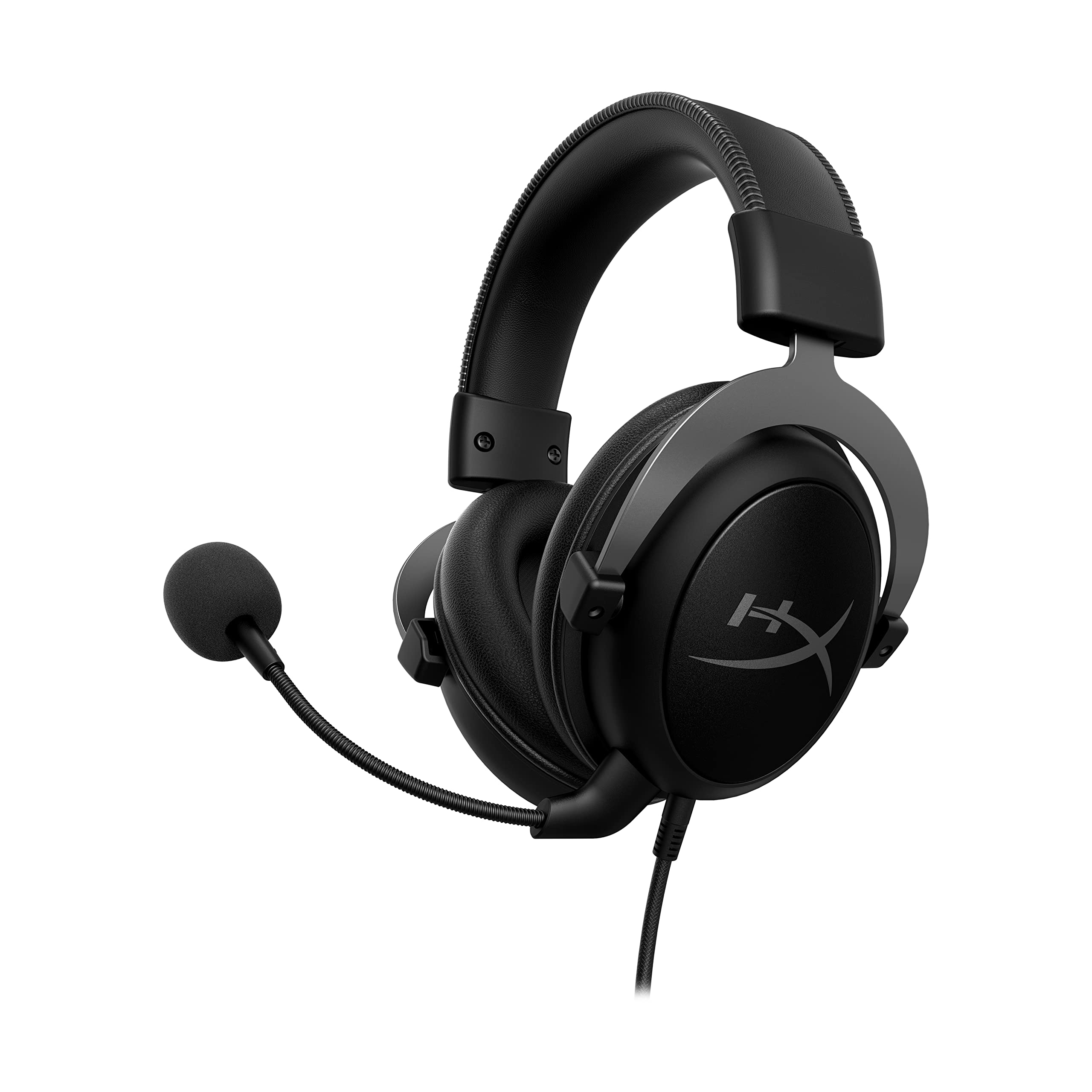 HyperX Cloud Ii Closed-Back Gaming Headset, Red Detachable & HyperX Cloud II Gaming Headset, Gun Metal