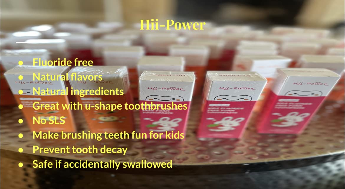 Hii-Power Kids Fluoride Free Foam Toothpaste (Strawberry)