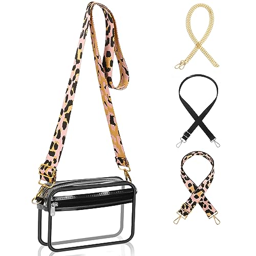 ROADPLUM Clear Bag Stadium Approved, Waterproof Clear Purse Bag, Crossbody Bag for Concerts, Sports Events, Festivals Women Men