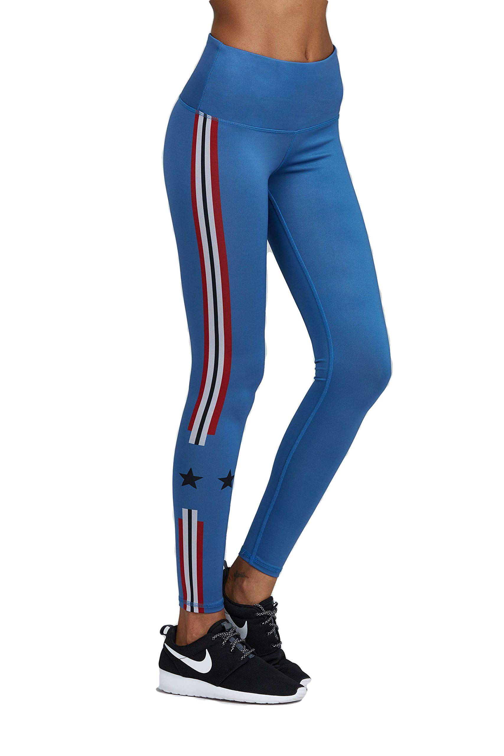 Noli Yoga Women Activewear Performance Leggings (Navy Liquid, X-Small)