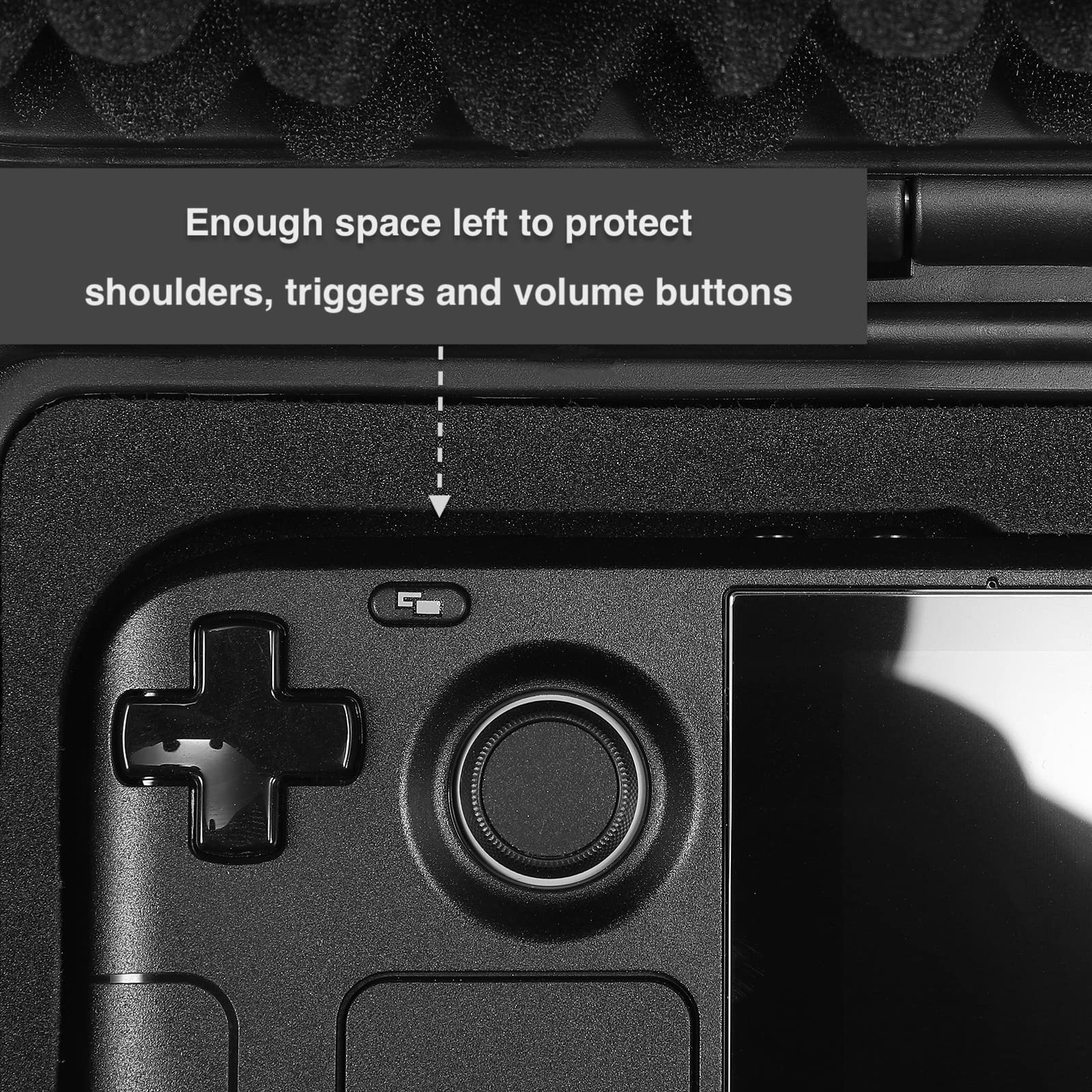 Migitec Waterproof Hard Carrying Case Compatible with Valve Steam Deck, Protective Travel Case Holds Steam Deck Console and Power Adapter