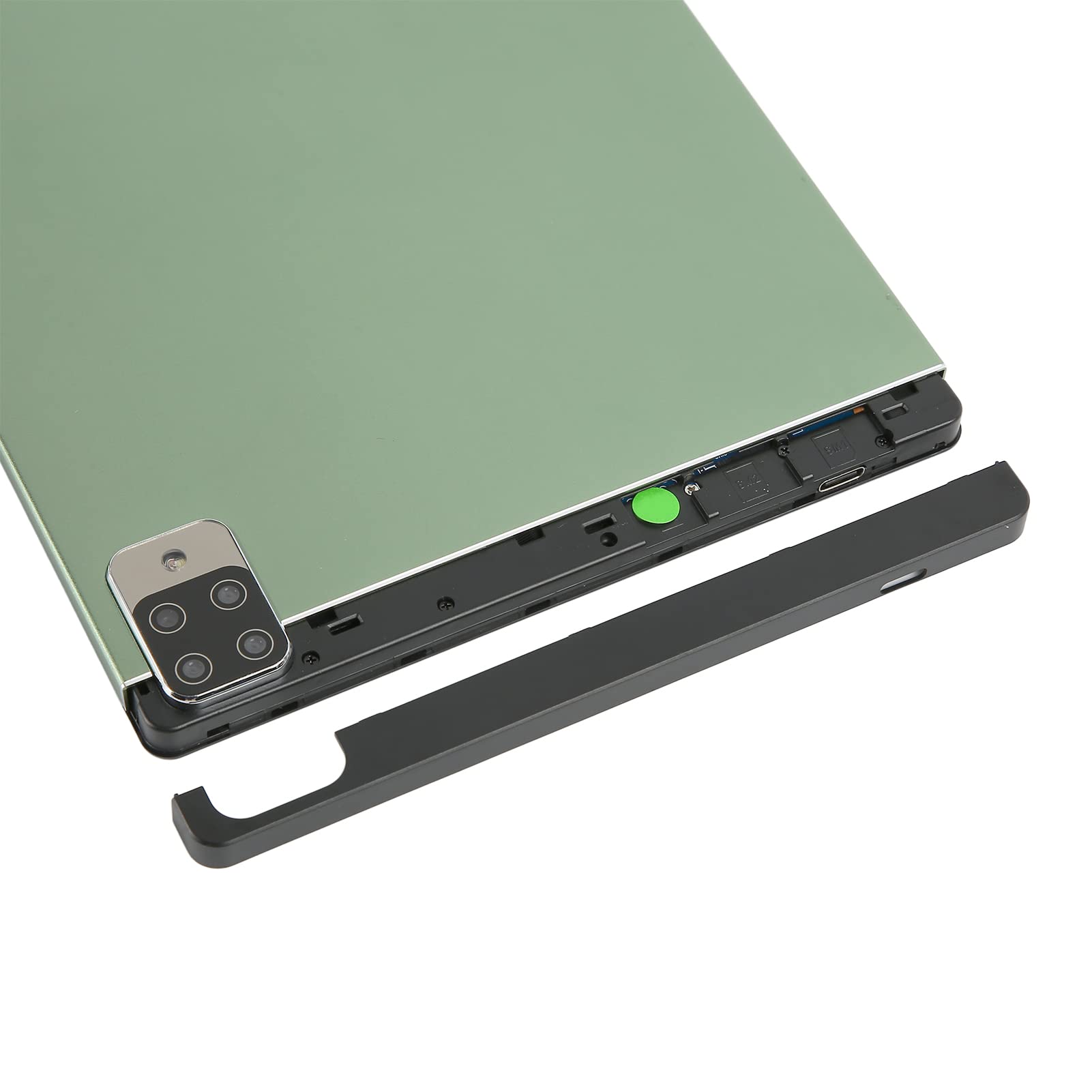 KIMISS 10.1in Tablet for Android 12 5G 6GB 128GB Front 200w Rear 500w 1960x1080 IPS 10 Core 8800mAh Calling Tablet 100‑240V Green