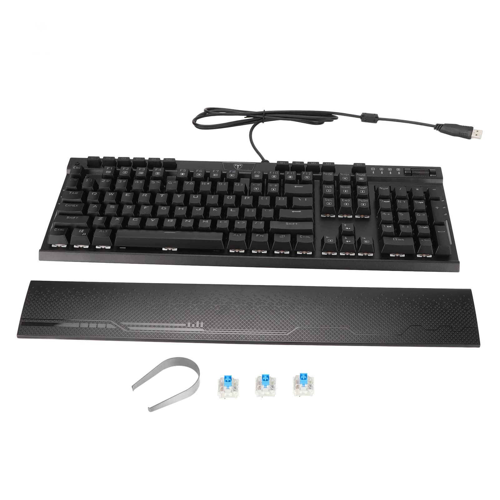 Naroote Computer Mechanical Keyboard Gaming Keyboard dustproof Magnetic adsorption Detachable macroprogramming for Gaming
