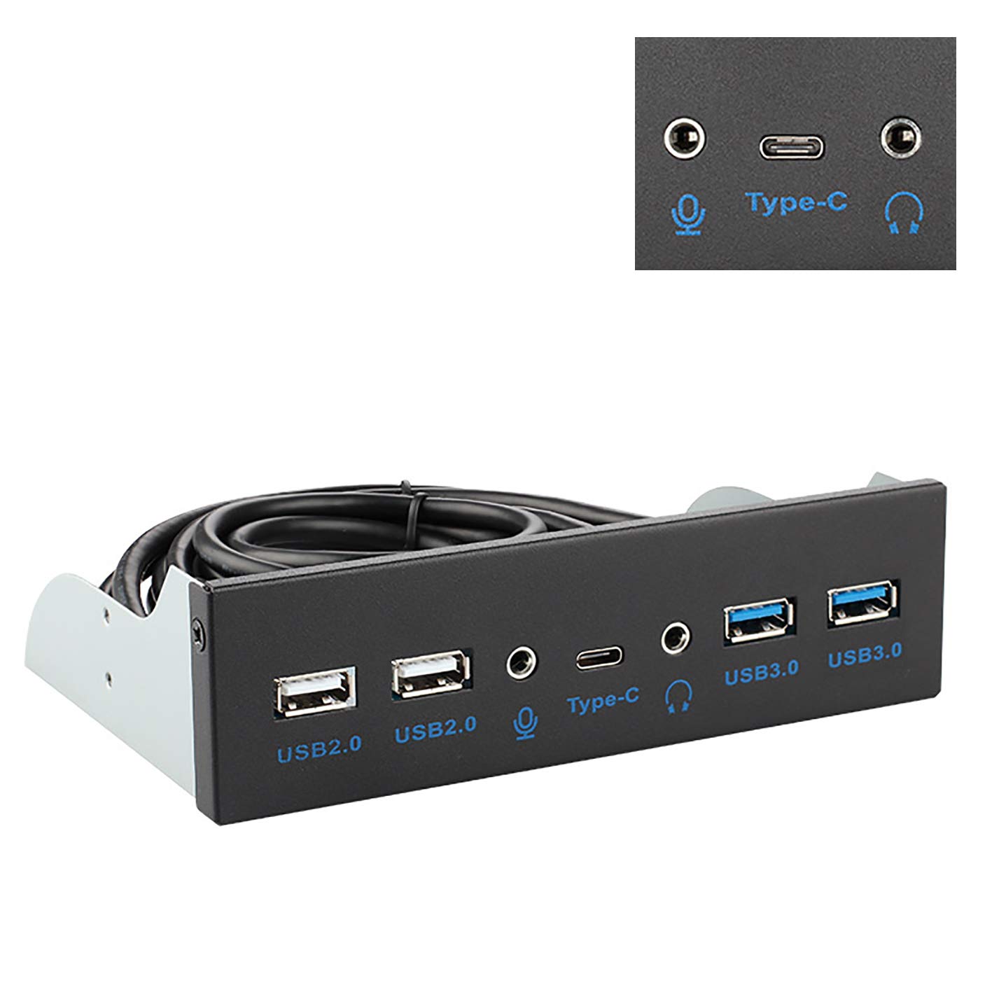 Hima USB 3.0 Front Panel Hub (Support Type-C, USB 3.1 Hub)