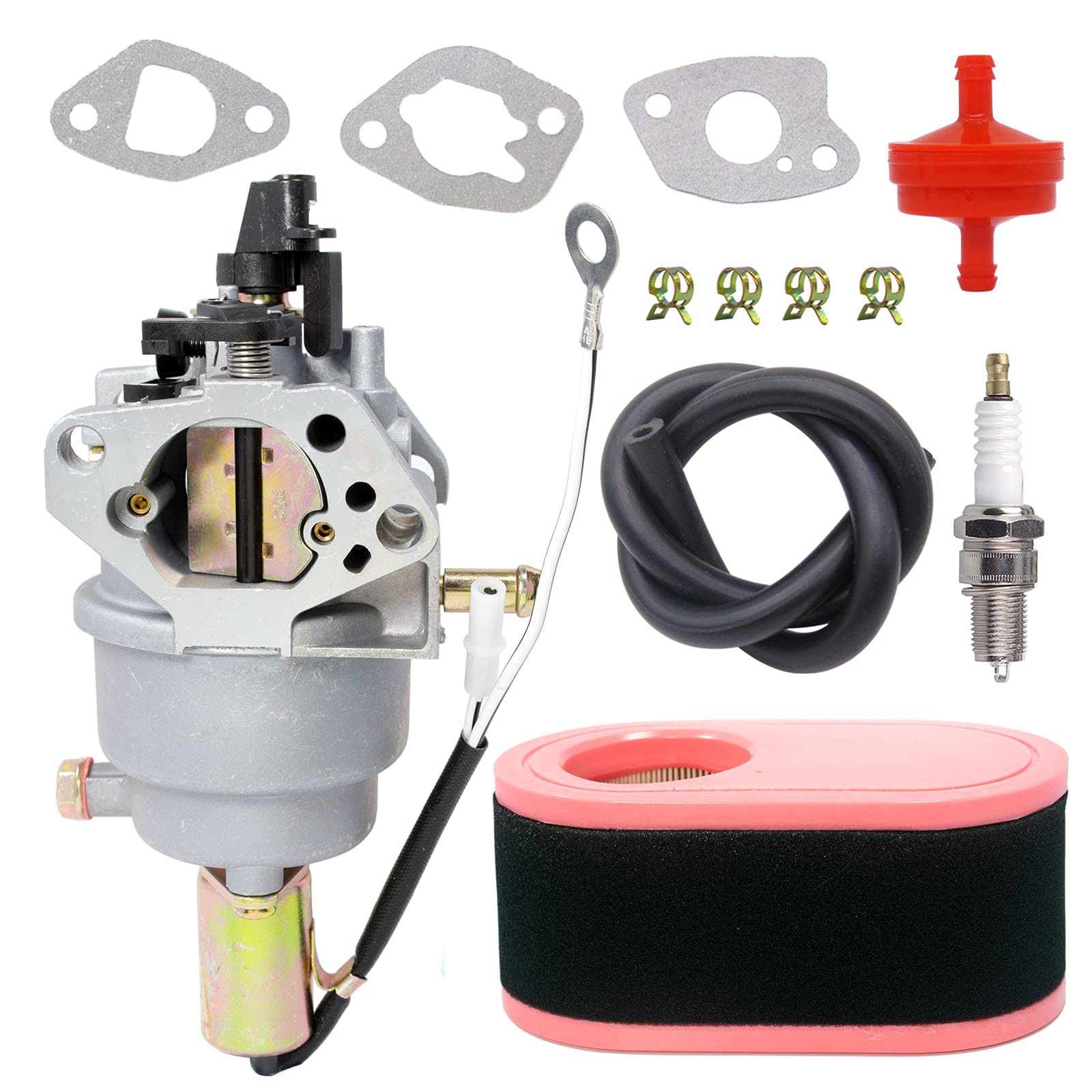 NIMTEK 951-12771A Carburetor with Air Filter for MTD Craftsman R1000 T1200 T1000 LT1500 Huskee LT3800 LT4200 Troy-Bilt TB30 TB30R TB42 Yard-Man Lawn Tractor Replace 751-12771 751-12823