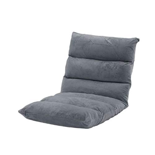 LIUZH Floor Chair Folding Adjustable Lazy Sofa Chair Floor Game Sofa Chair Upholstered Recliner Soft Backrest (Color : C)