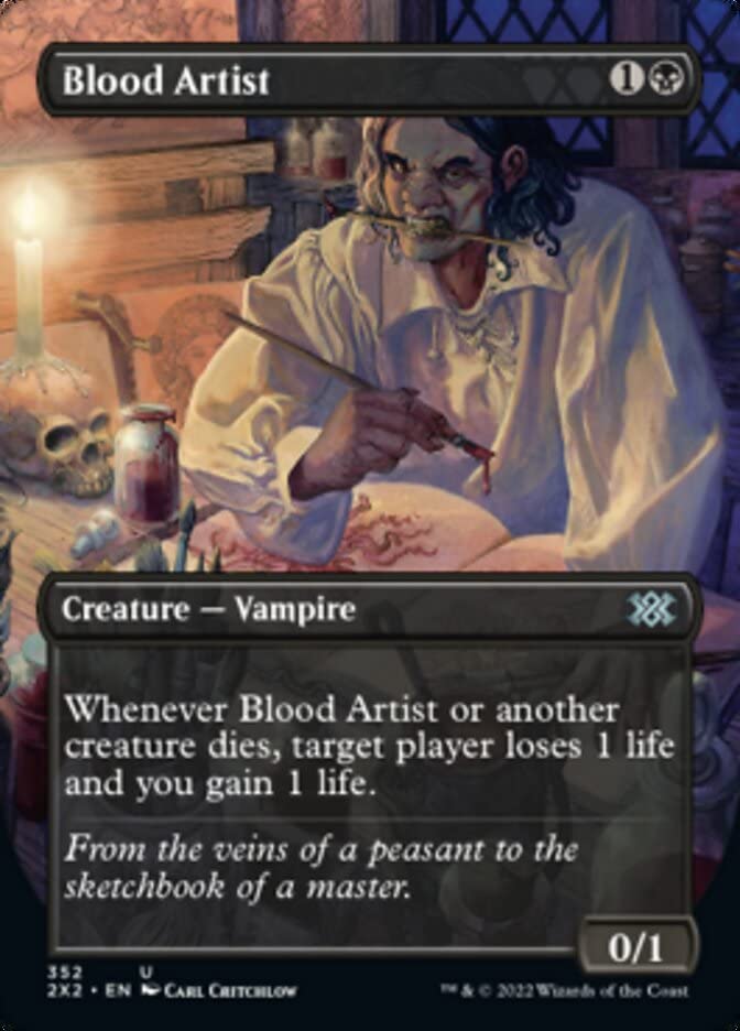 Magic: the Gathering - Blood Artist (352) - Borderless - Double Masters 2022