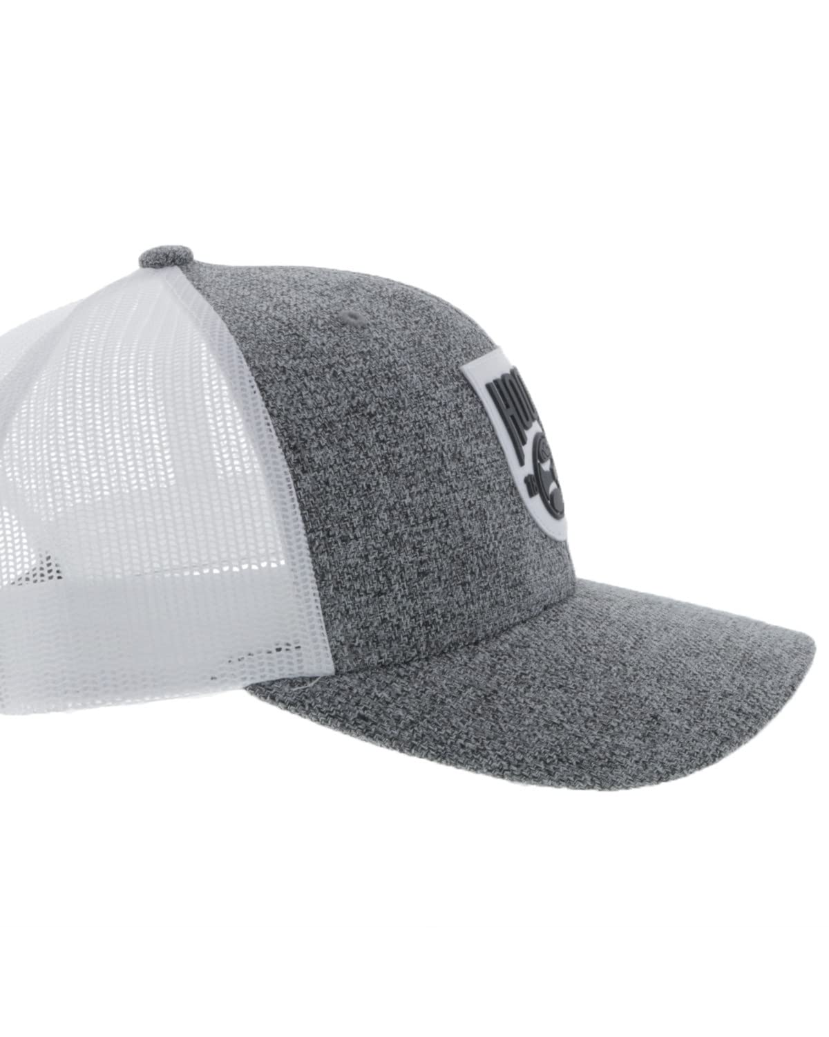 HOOEY Men's Bronx Adjustable Snapback Mesh Trucker Back Hat (Grey)