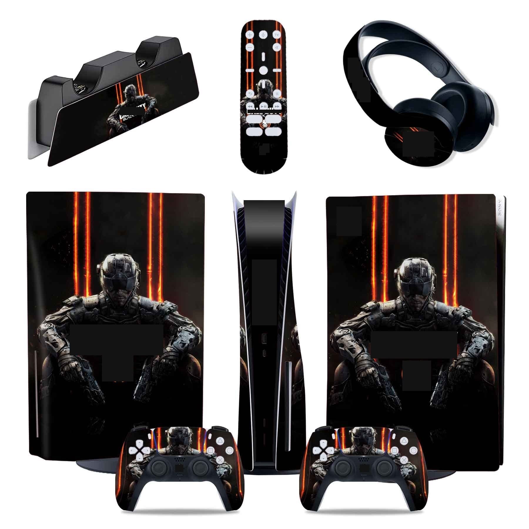 LEEWEE New Game for PS5 Disk Digital Edition Decal Skin Sticker for PS 5 Console and Two Controllers No Foaming (Color : 2)
