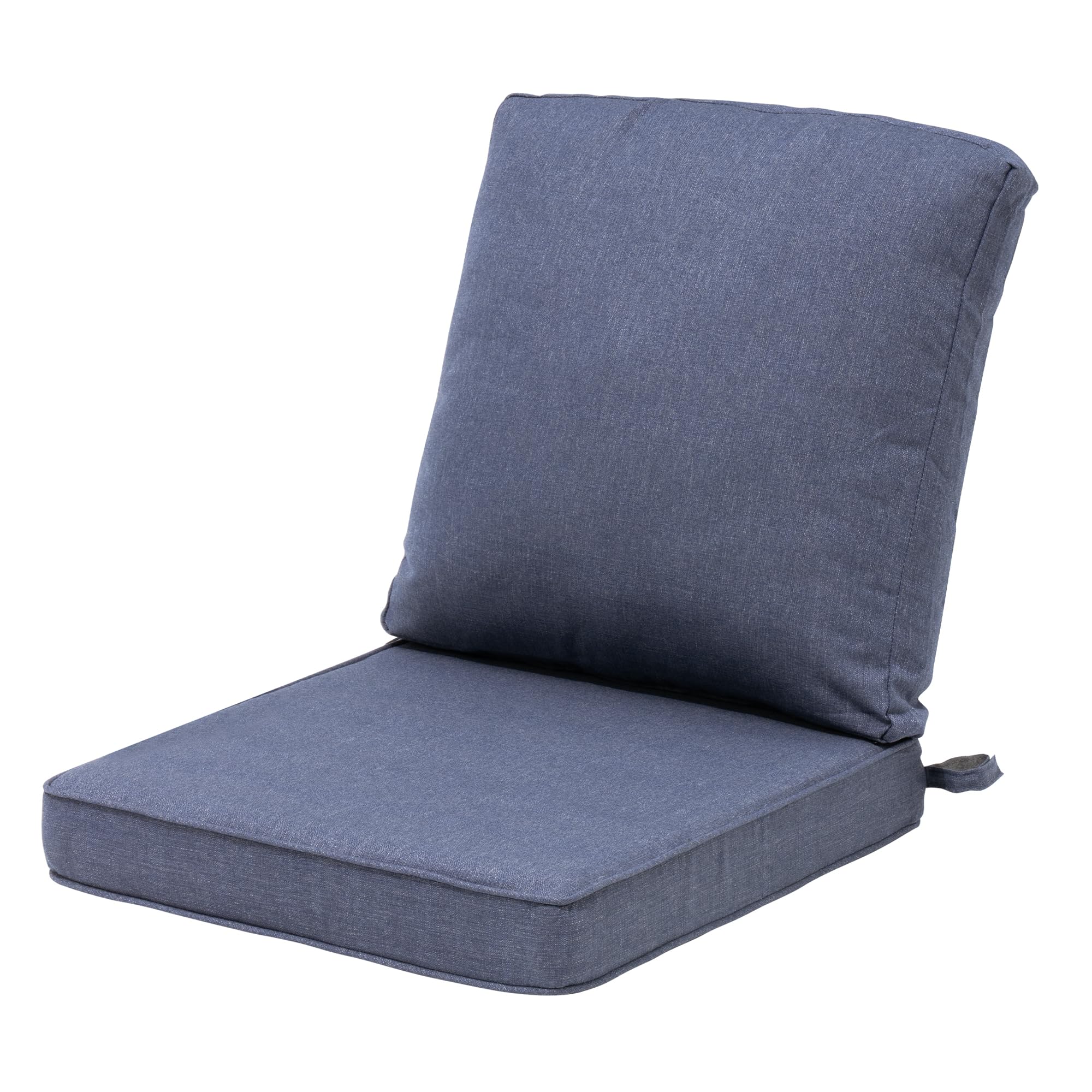 PATIOHIT Outdoor Chair Cushions Waterproof Indoor Furniture Seat Cushions Patio Cushions for Sofa Couch Outdoor Furniture with Removable Cover Deep Seat & Back Cushion (22 x 21 Inch, Sky)