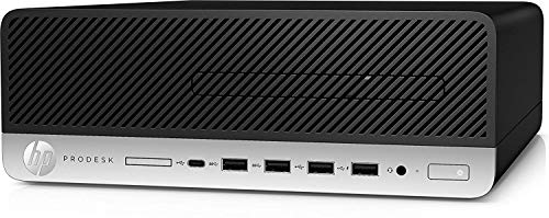 HP ProDesk 600 G4 SFF Home and Business Desktop Black (Intel i5-8500 6-Core, 32GB RAM, 512GB PCIe SSD, Intel UHD 630, 2xUSB 3.1, 2 Display Port (DP), Win 10 Pro) (Renewed)