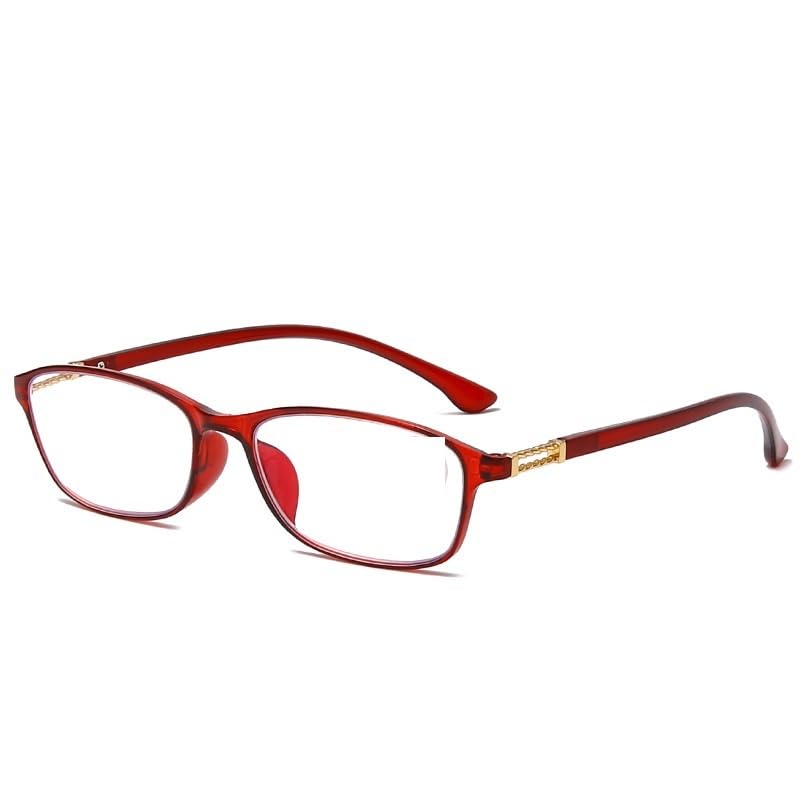 HDTVTV Clear Vision Computer Readers Lightweight Reading Glasses Eyewear Blue Light Blocking Flat Light Mirror (Color : C3, Size : +250)