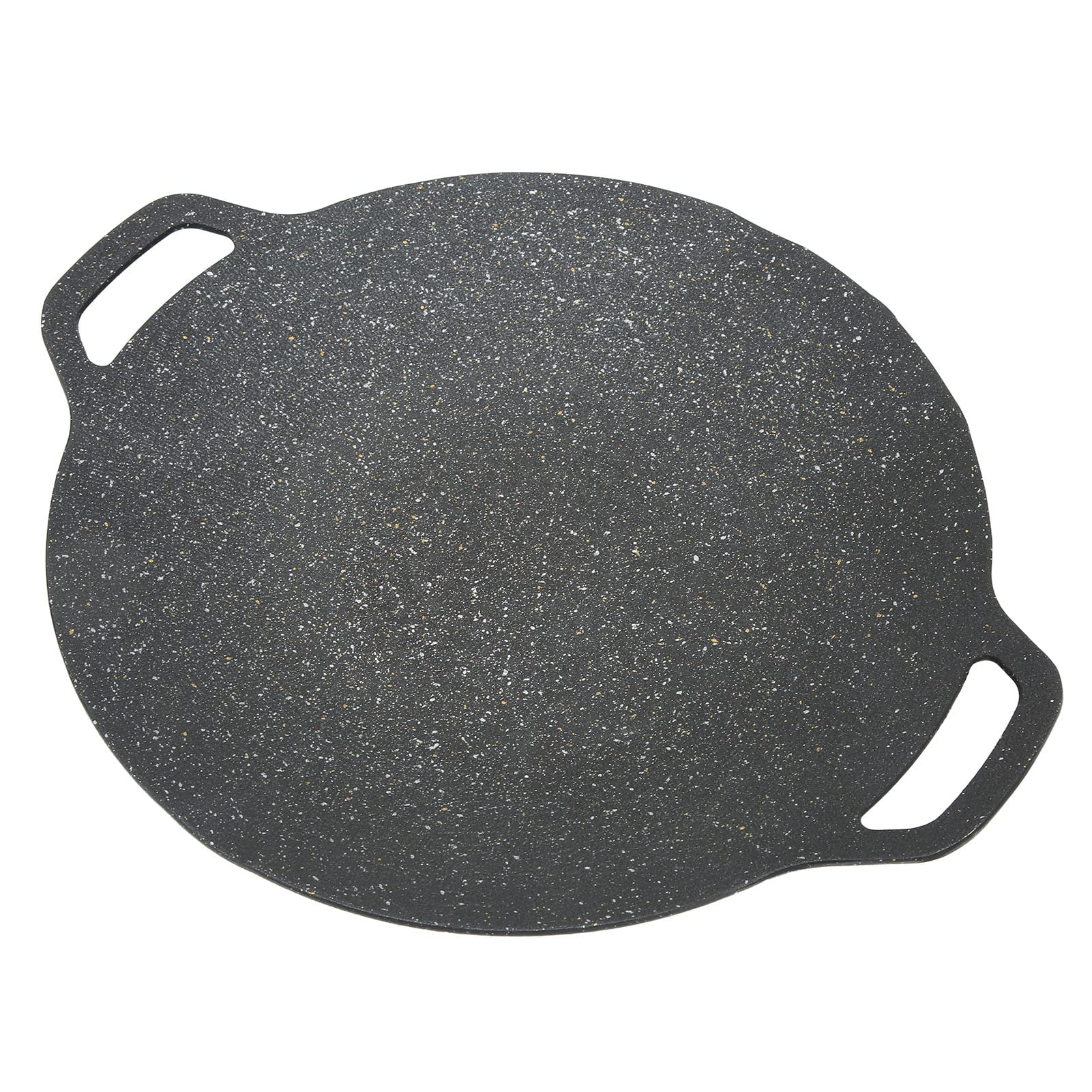 Korean BBQ Pan, Korean Barbecue Grill Pan Round BBQ Grill Pan Korean 6-Layer Coating Curved Shape for BBQ Parties