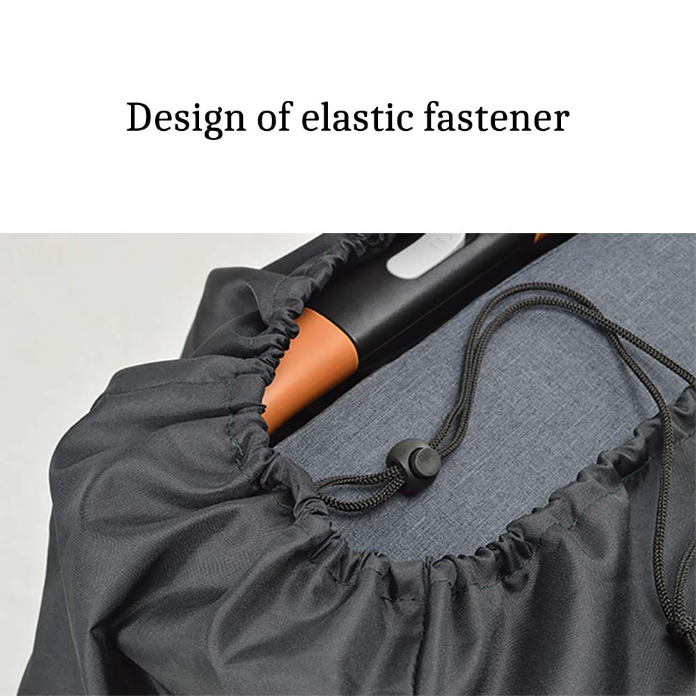 Hothuimin Gate Check Bag for Umbrella Strollers, Waterproof Travel Bag for Single Jogging Strollers, Black