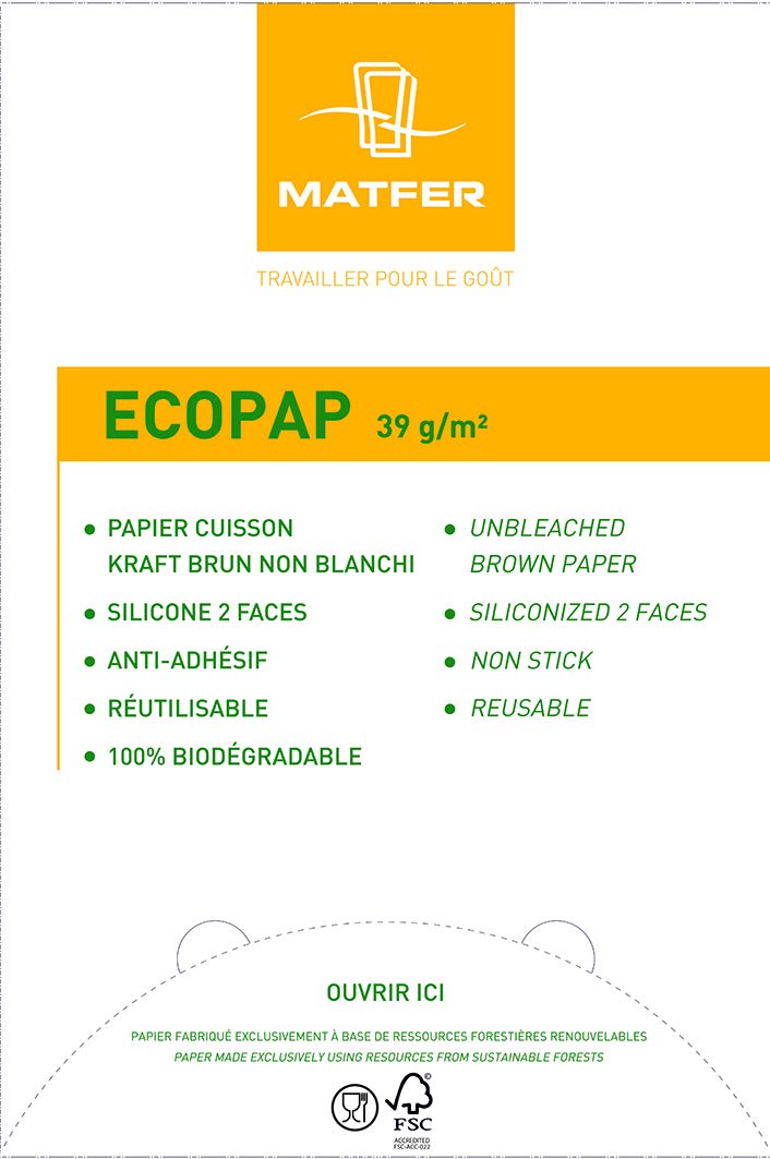 Matfer Bourgeat 320211 Ecopap Baking Paper
