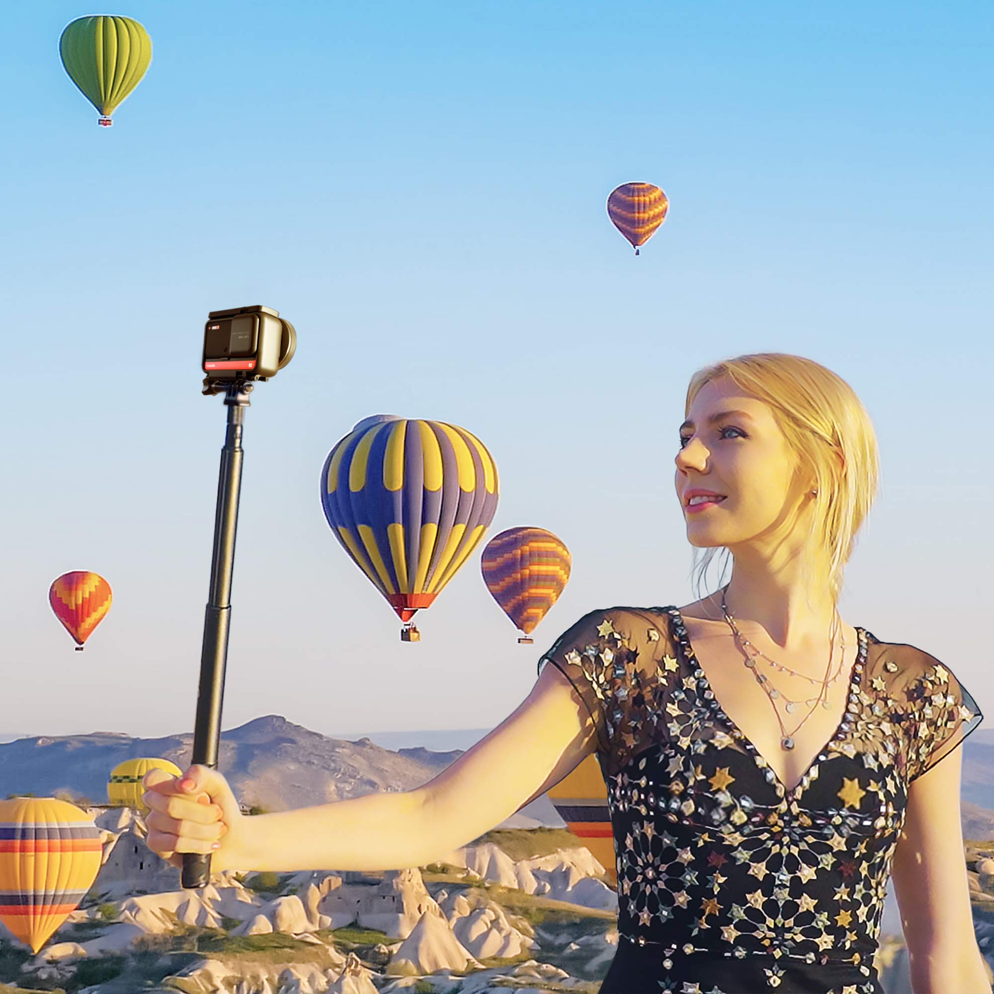 Insta360 ONE R 1-Inch Edition Co-Engineered โ 5.3K 30fps Action Camera with 1-Inch Sensor, 4K 60fps, Stabilization, IPX8 Waterproof, 19MP