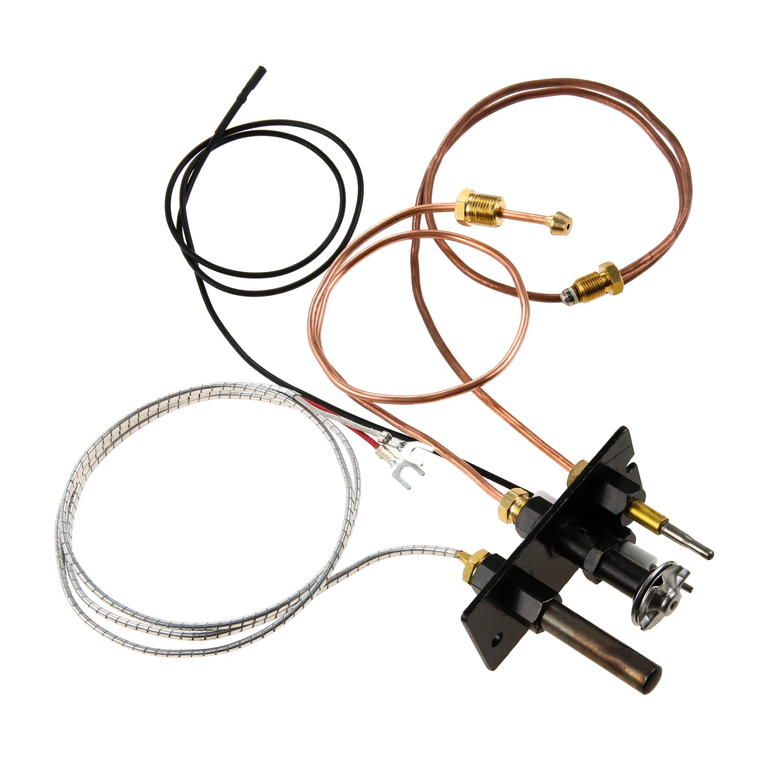 Lemfema 10002264 Propane and Natural Gas 3 Way Pilot Assembly Parts Replacement for HHT, Majestic, Monessen, Temco, Vermont Castings Fireplaces and Stoves Parts 230-1781 2103-011 2103-010