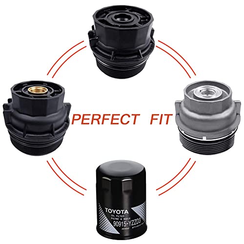 iBetter 65mm 14 Flute Cup Style Oil Filter Wrench, Black, Steel