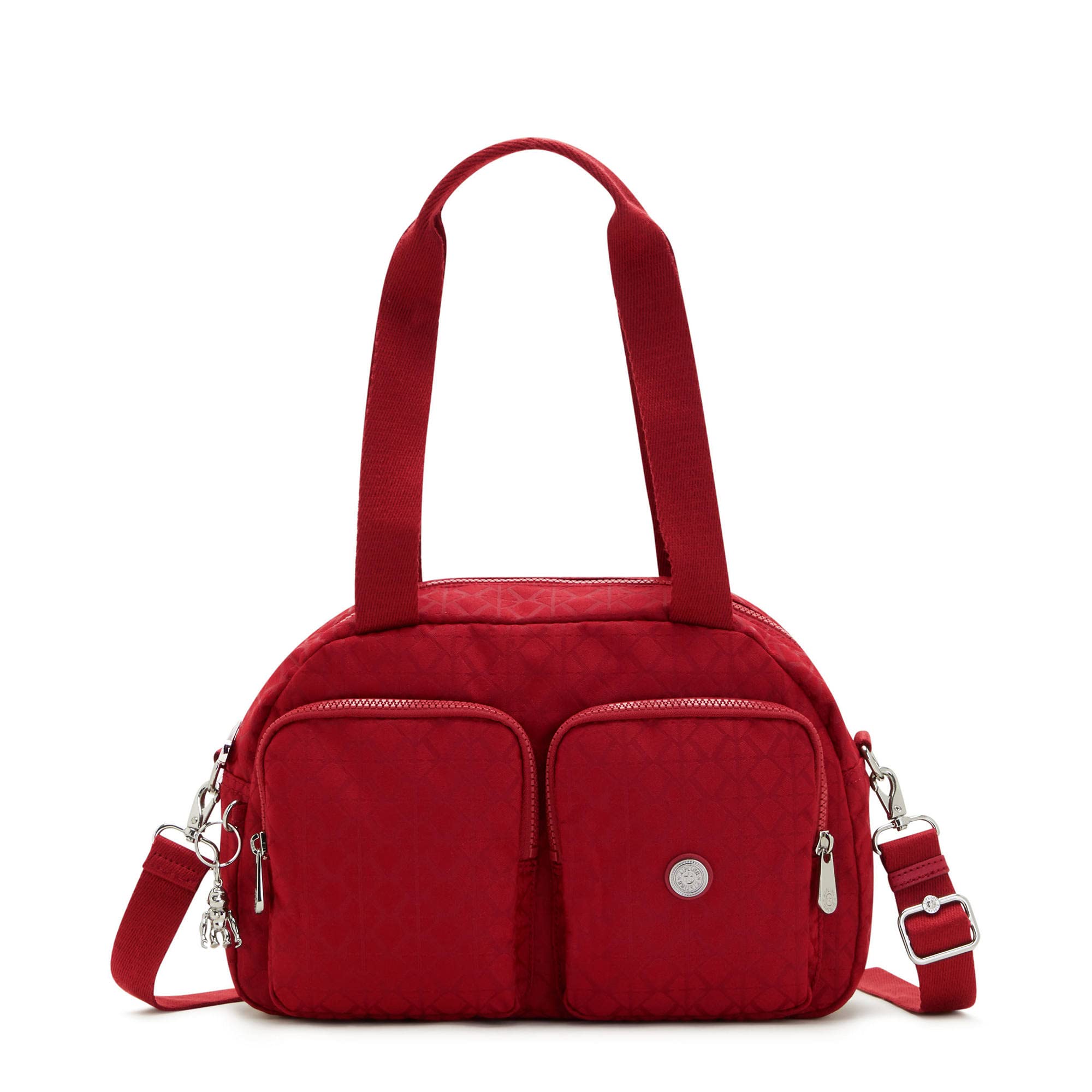 Kipling Cool Defea Shoulder Bag Signature Red