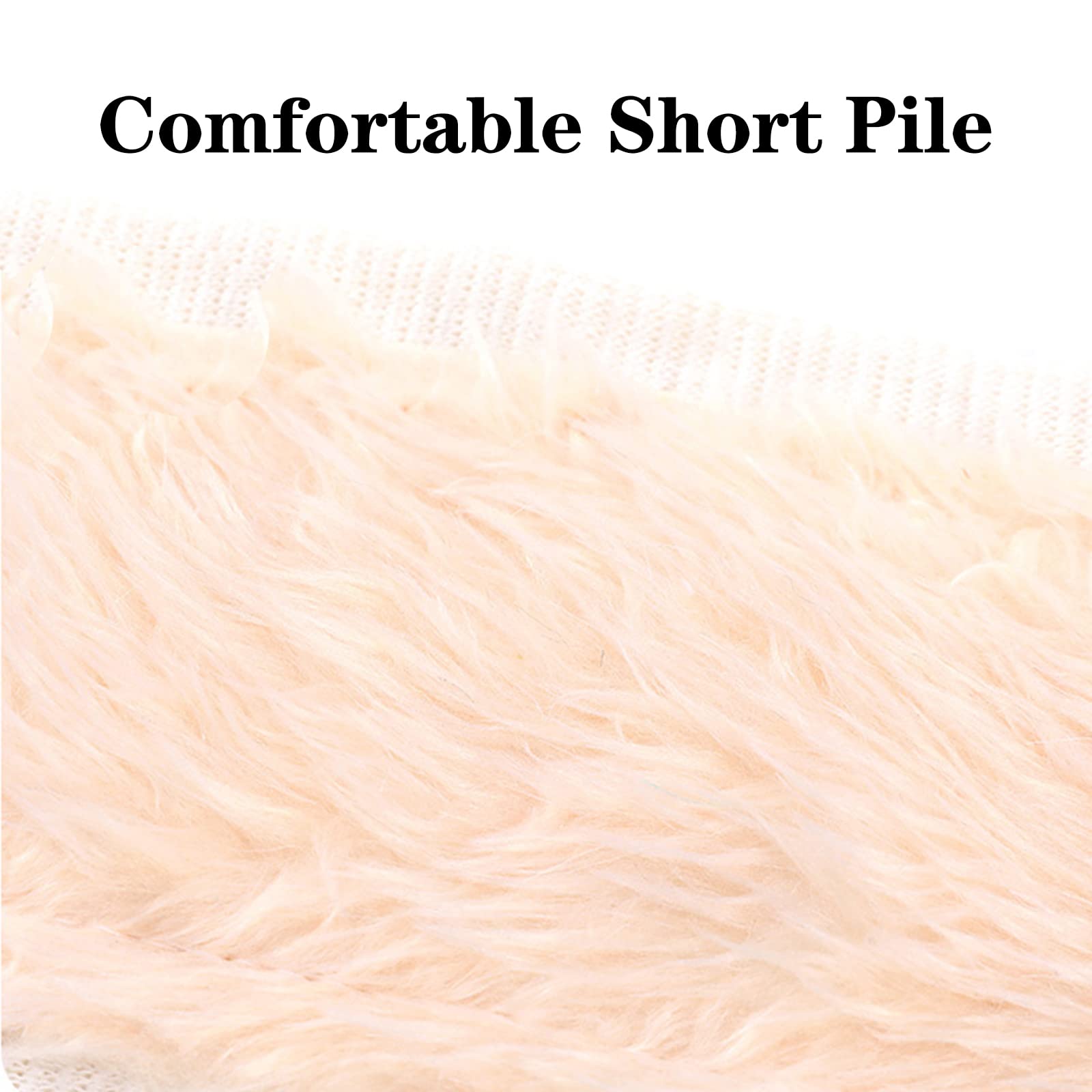 LJYLJH 2 Pair Winter Warm Knee Pads - Thicken Knee Sleeve Protective for Women Old Men Kneepad Support for Arthritis Joint Pain Relief Injury,Beige