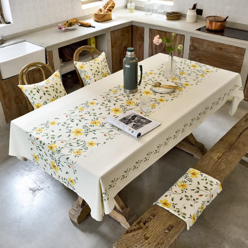 Nordic Tablecloth Small Fresh Ins Wind Coffee Table Tablecloth Modern Minimalist Rectangular Household Waterproof Table A4 140x160cm