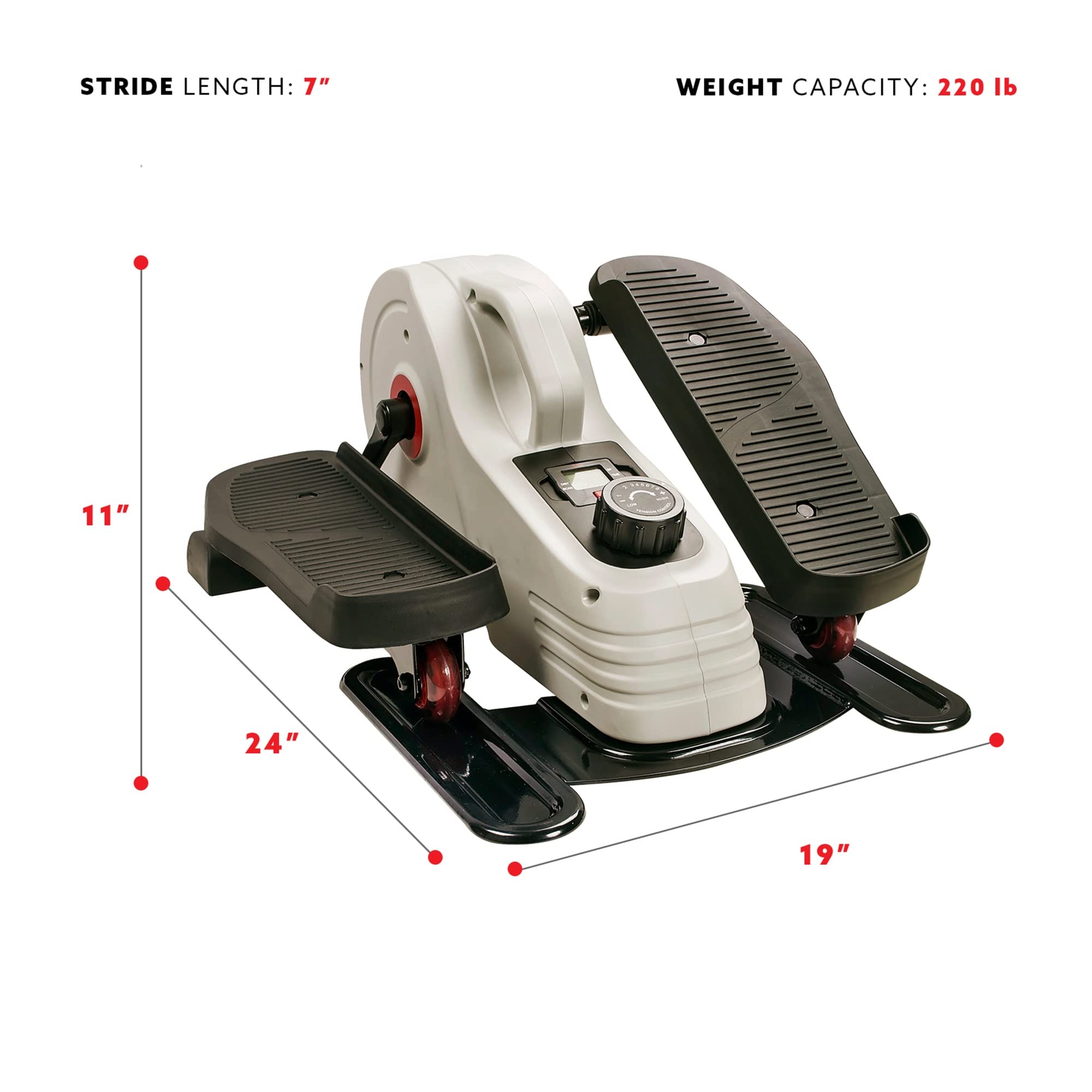 JABURU Magnetic Under Desk Elliptical Peddler Exerciser