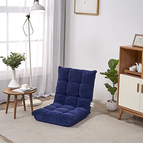 PRODCA Modern Folding Lounge Chaise for Living Room and Bedroom,5 Reclining Position, Djustable Foldable Modern Leisure Sofa Video Gaming Sofa