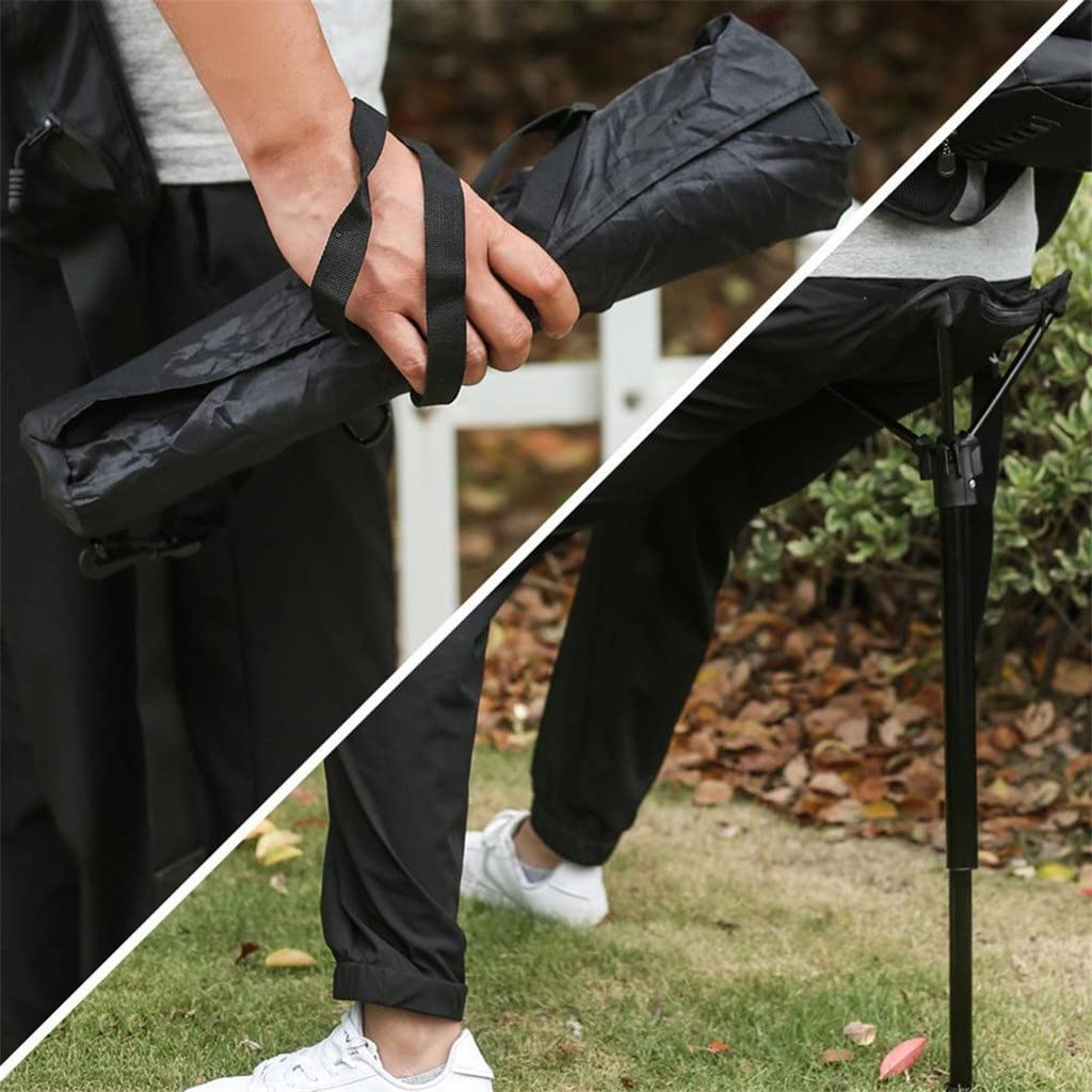 LMMDDP Seat Stick Adjustable Seat Folding Stool Folding Stick Chair Portable Queuing Artifact Carry-on Seat Fishing Telescopic