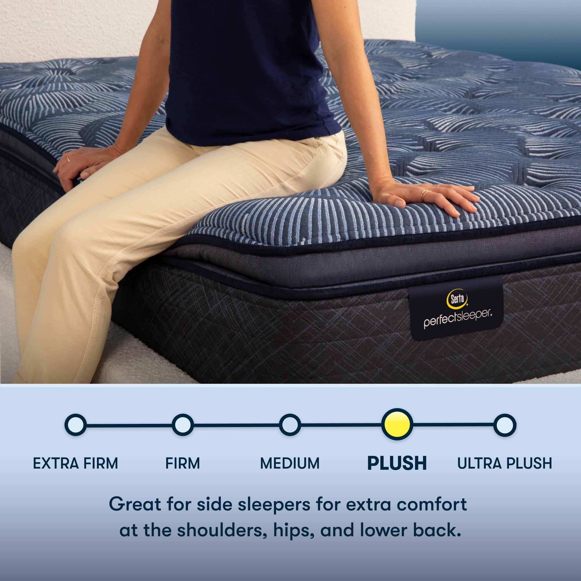 Serta Perfect Sleeper Ultimate 15" King Mattress - Plush Pillow Top, Cooling Gel Memory Foam, Pocket Innersprings for Motion Isolation, Edge Support, CertiPUR-US Certified - Oasis Sleep