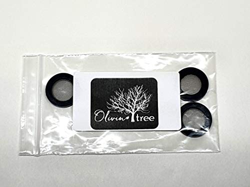 Olivia tree Black 3 pcs Silicone Washer Silicone Filter Gasket for Shower Head Water tap Faucet