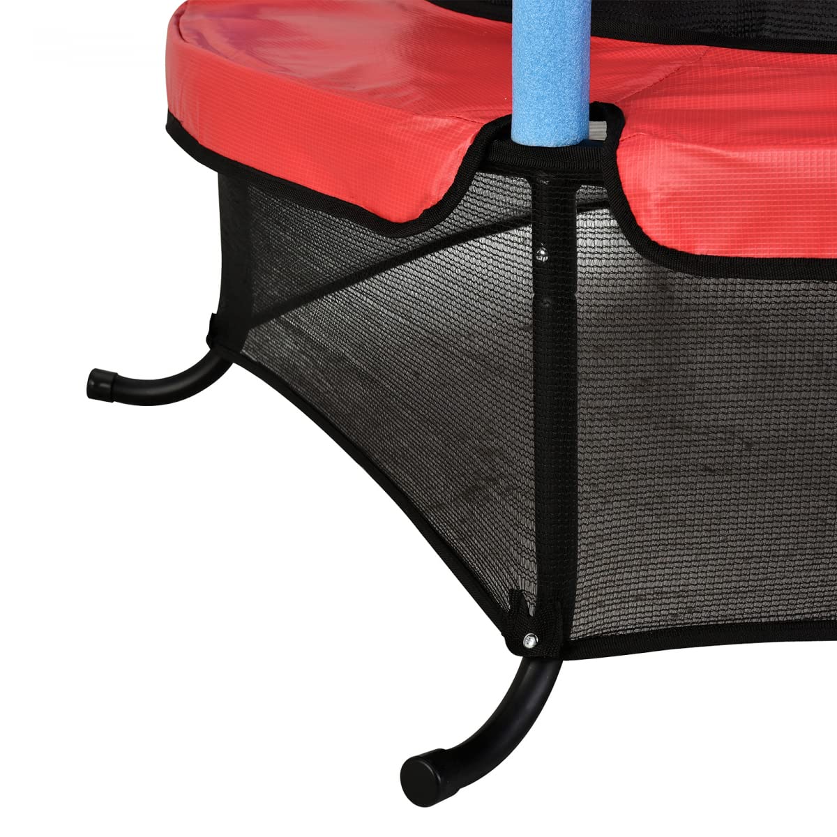 MengK FCH Kinder Trampolin Jumper 140 cm mit gepolsterten Stangen und Sicherheitsnetz