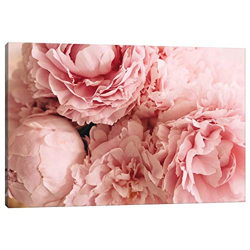 iCanvas CVA153 Blush Peonies Canvas Print by Chelsea Victoria, 12" x 18" x 0.75" Depth Gallery Wrapped