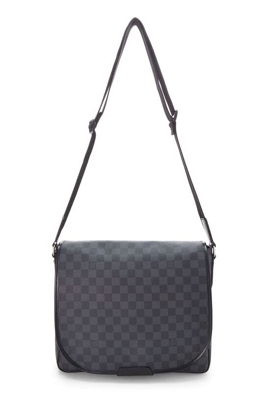Louis Vuitton, Pre-Loved Damier Graphite Daniel MM, Black