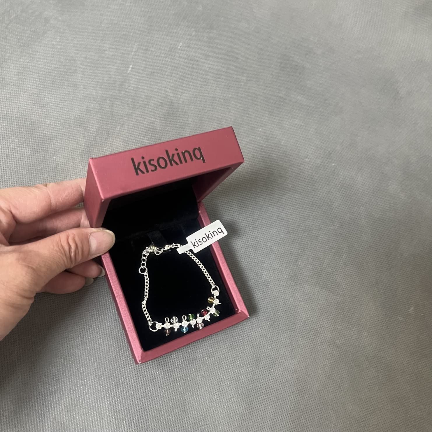 kisokinq Bracelets for Women,, Shiny Finish, Adjustable Pull Chain Bracelet for Women, Size Can be Adjusted at Will