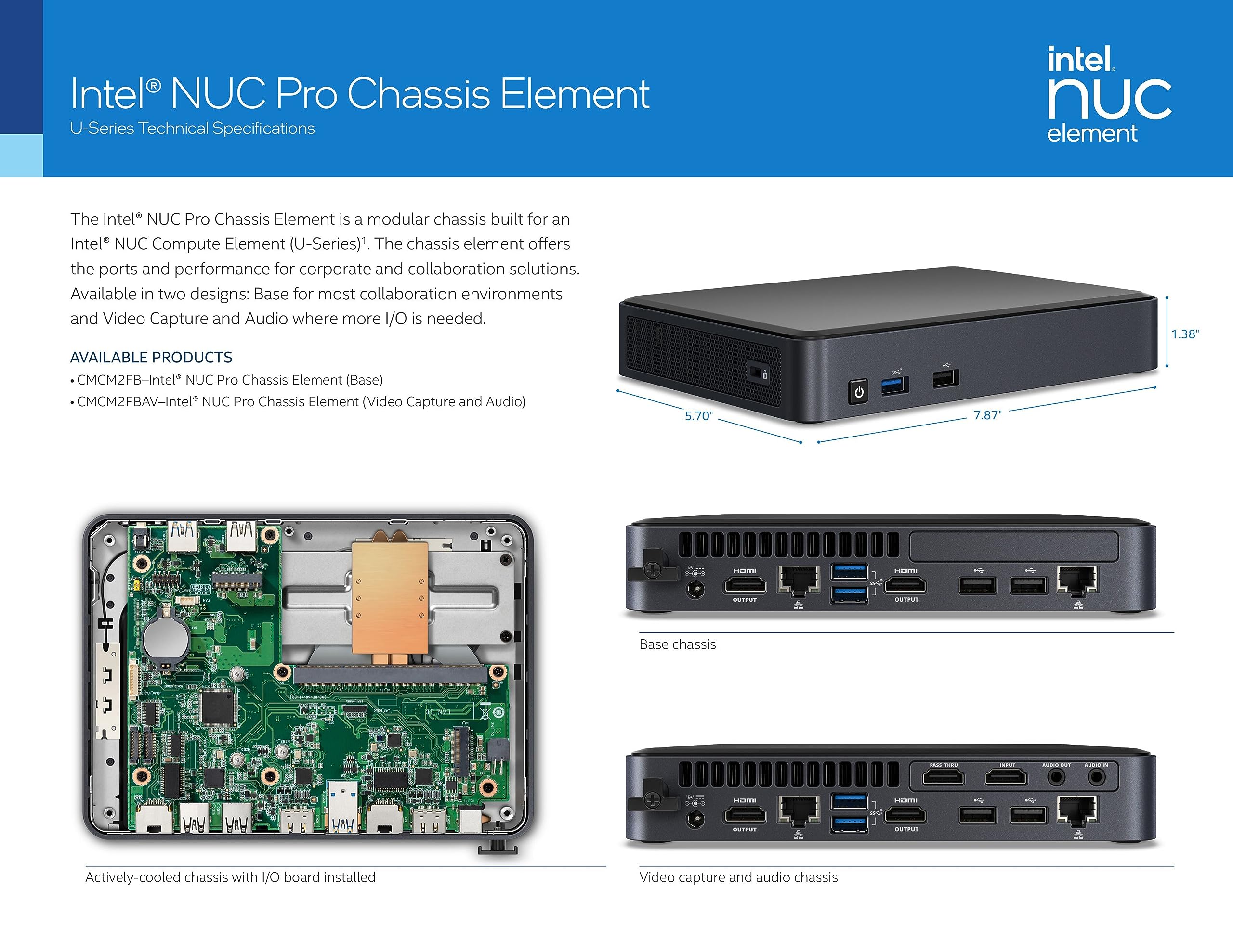 Intel NUC Mini PC Mini Computer Desktop, 8th Gen Intel Core i7-8665U Processor with Intel vPro Technology,4 Cores,8 Threads,up to 4.90 GHz,Windows 11 Pro( 8GB RAM 1TB SSD)