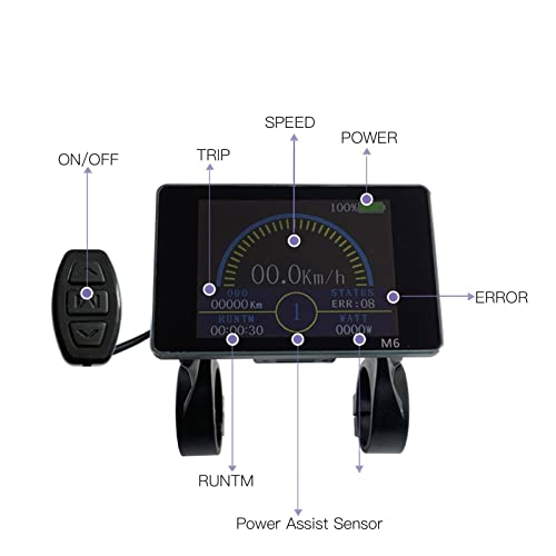 Kadimendium Bike Motor Controller, Light Weight Sensitive Protective Electric Controller Kit for 250W Motor