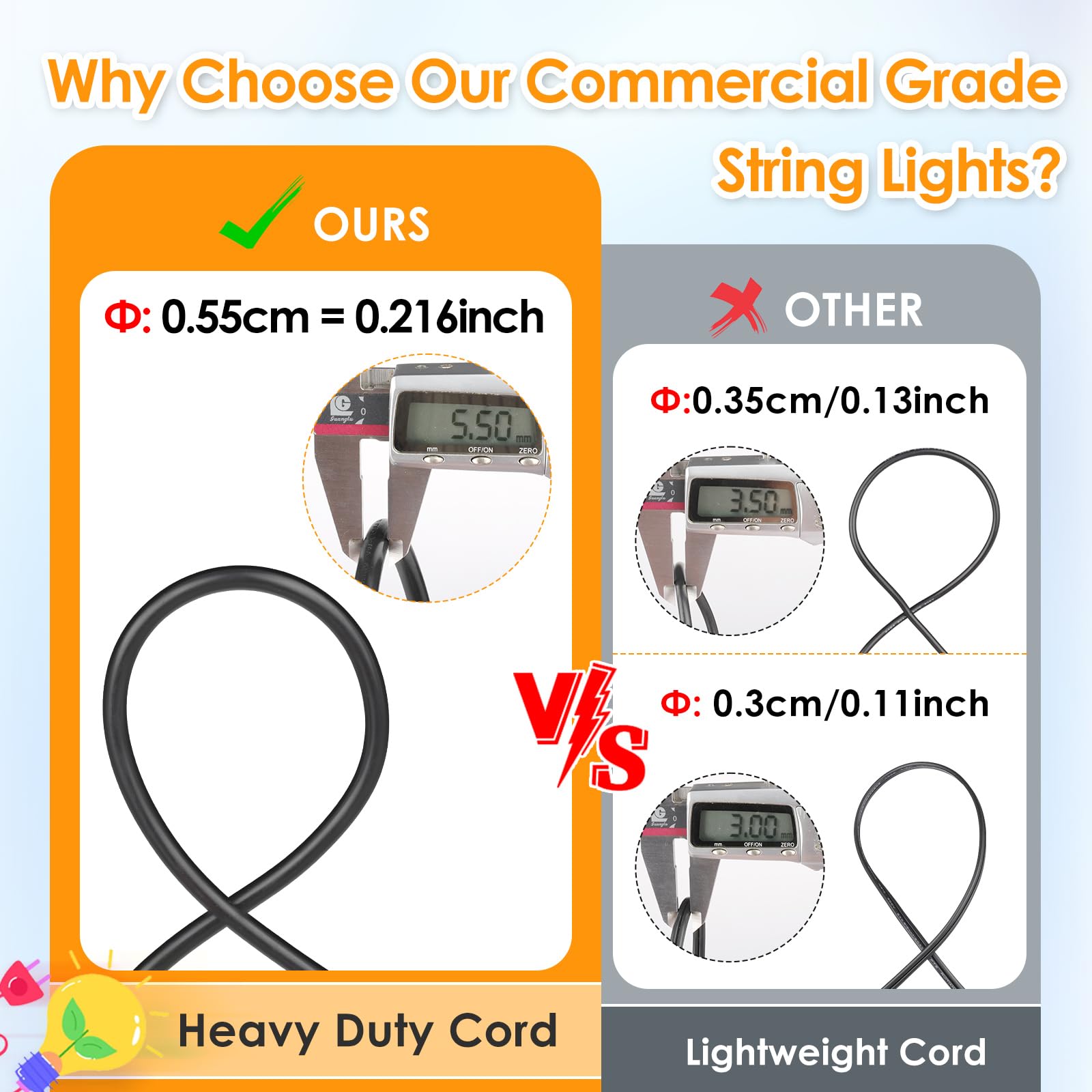 Mlambert 48FT Outdoor Patio Lights, RGB Cafe String Lights with 15 E26 S14 Shatterproof Edison Bulbs, Commercial Grade Dimmable String Lights for Bistro Backyard Garden, 2 Remote Controllers