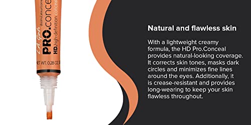 L.A. Girl Pro Conceal HD Concealer,0.28 Ounce (Orange Corrector)