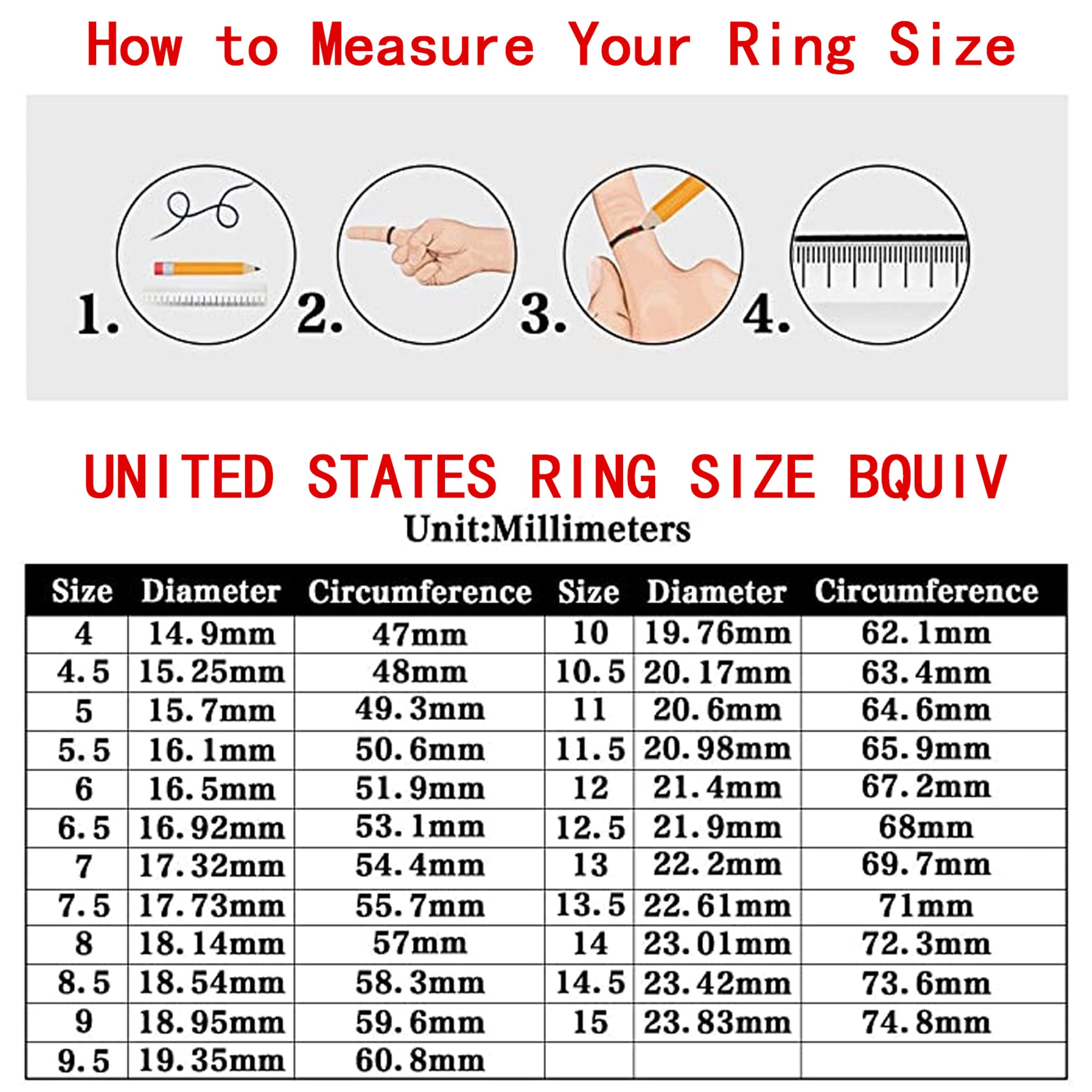 Loyufevr Stainless Steel Wedding Engagement Eternity Women Ring Sets Infinity Round CZ Halo Bridal Size 9, White, (KH_368_70)