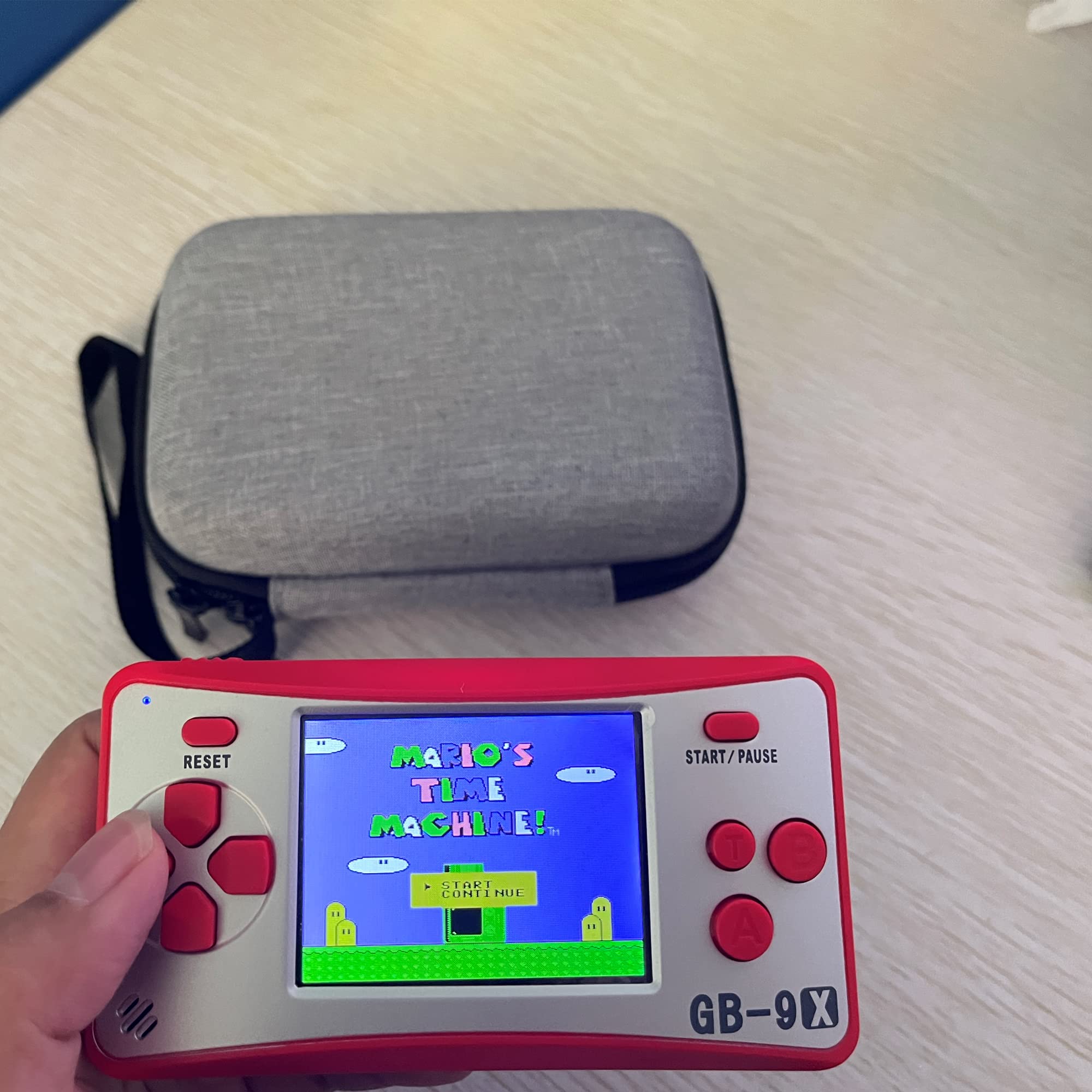 Leo Tube Carrying Case for HigoKids Portable Handheld Games Console, Protective Travel Case Compatible with Portable Retro Video Game Player