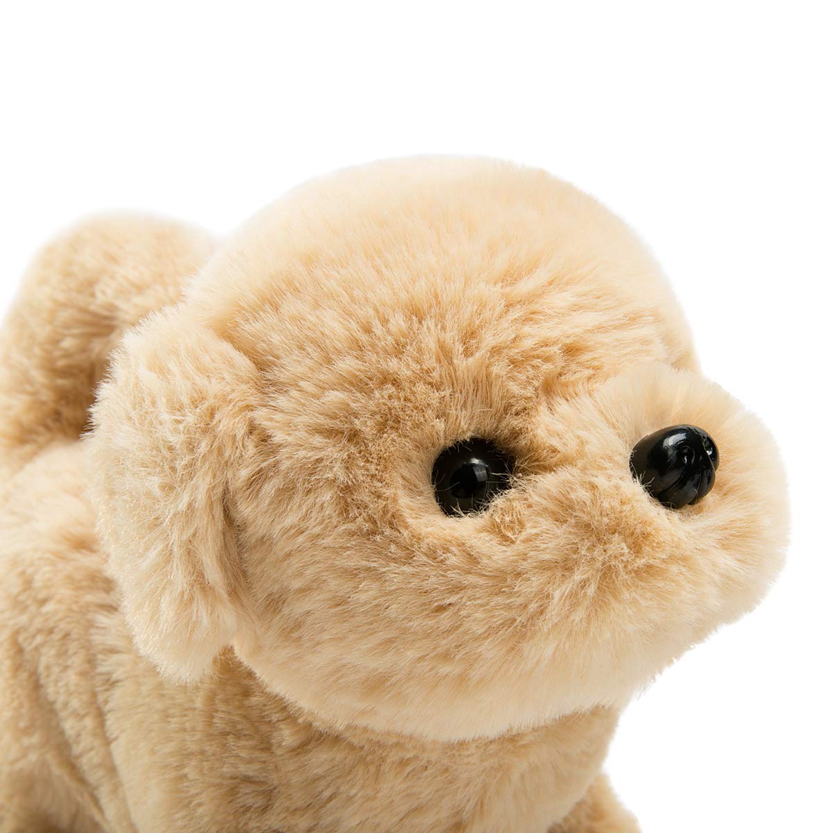 HollyHOME Plush Golden Retriever Electronic Interactive Toy Walking,Barking,Wagging Tail,Stretching Puppy Dog 7 Inches Gifts for Kids