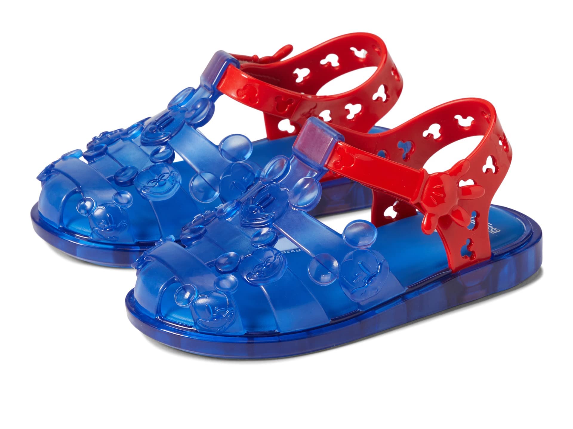 mini melissa Girl's Magic+Mickey BB (Toddler/Little Kid) Clear/Black/Red 10 Toddler M