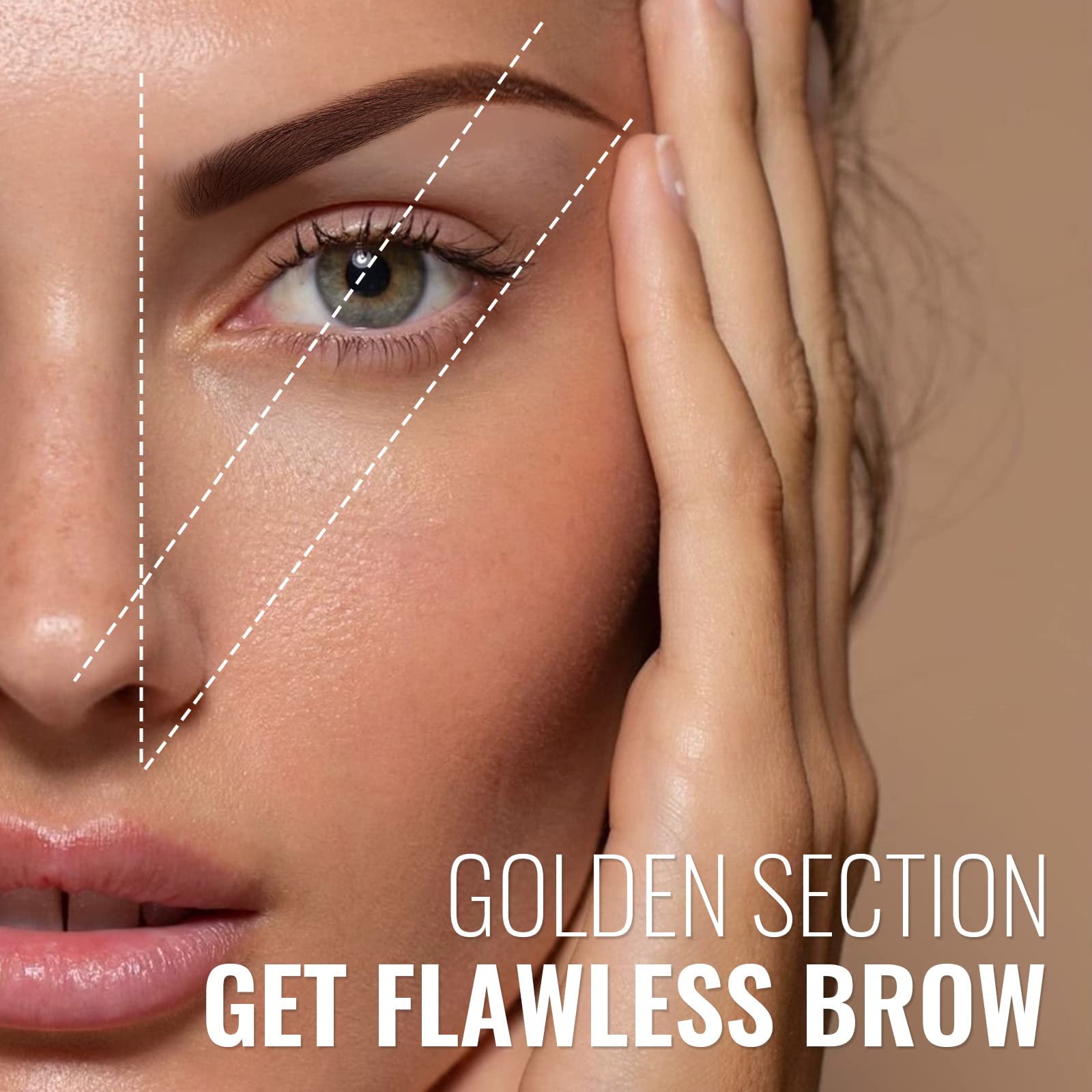 iMethod Eyebrow Stamp Dark Brown and iMethod 27 Eyebrow Stencil Kit